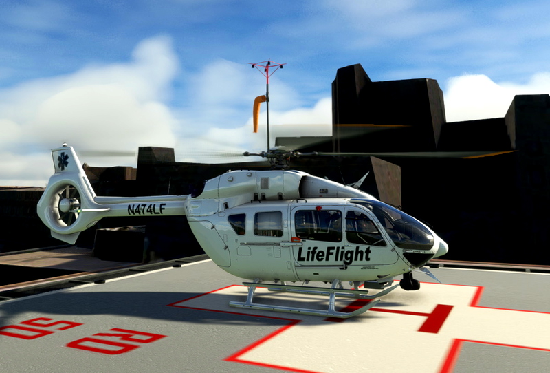 HPG H145 HEMS White LifeFlight (Use anywhere) for Microsoft Flight ...