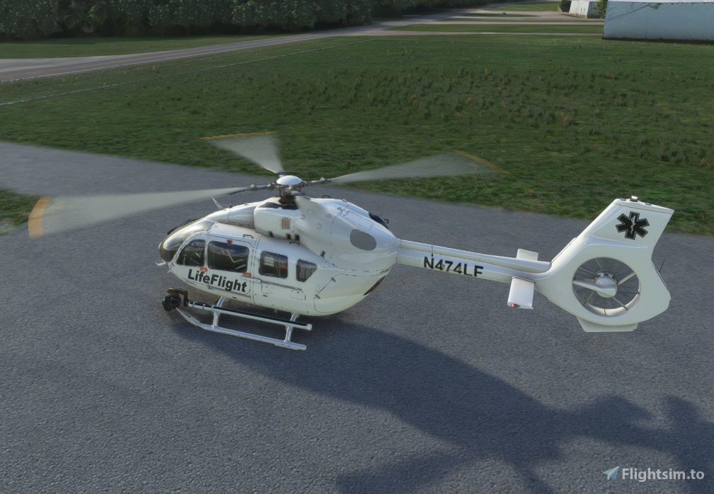 HPG H145 HEMS White LifeFlight (Use anywhere) for Microsoft Flight ...