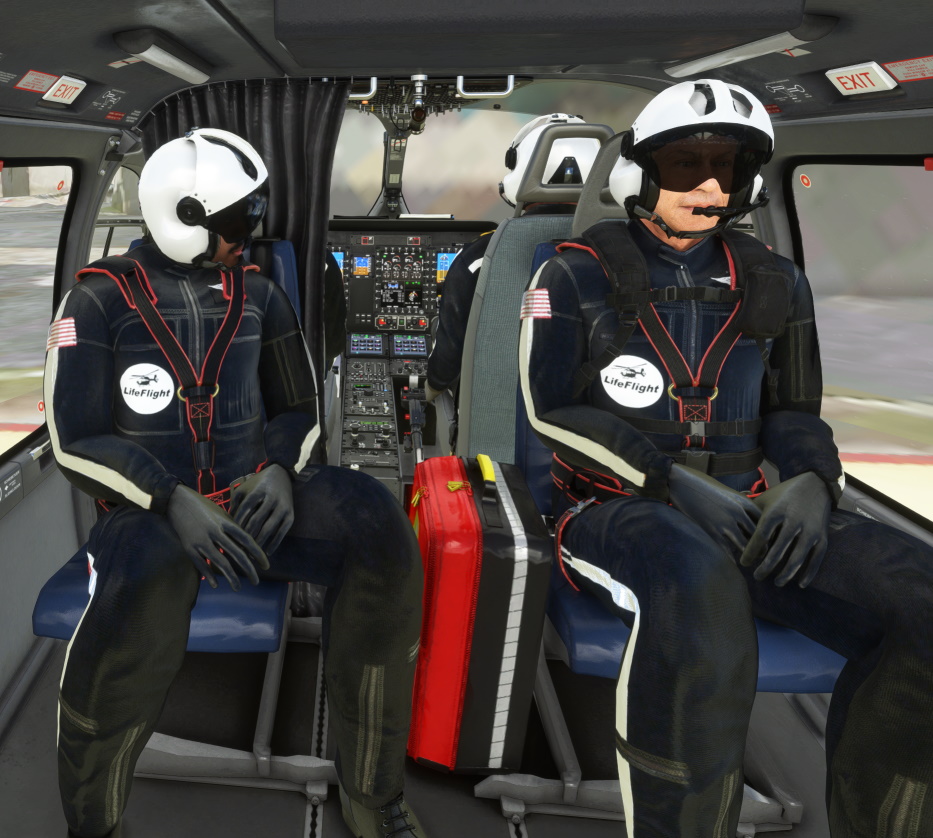 HPG H145 HEMS White LifeFlight (Use anywhere) のために Microsoft Flight ...