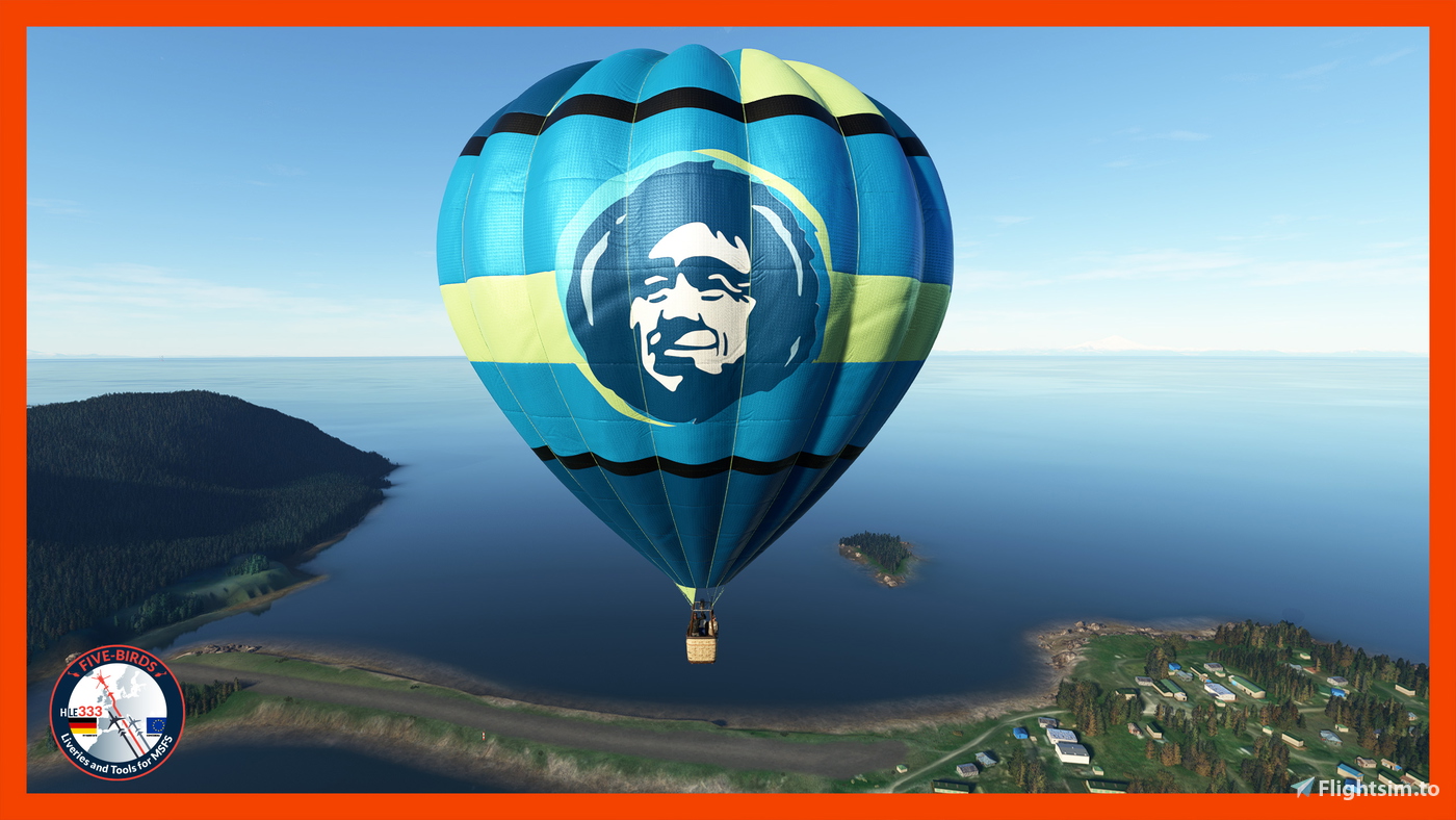 HPG Hot Air Balloon Livery "Alaska Airlines" N1932A のために Microsoft ...