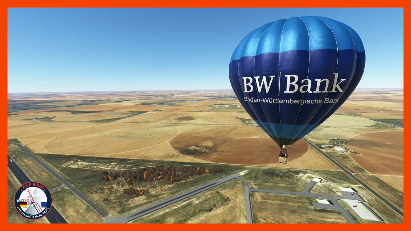 HPG Hot Air Balloon Livery "BW-Bank" D-OSTC - V1.1 for Microsoft Flight ...