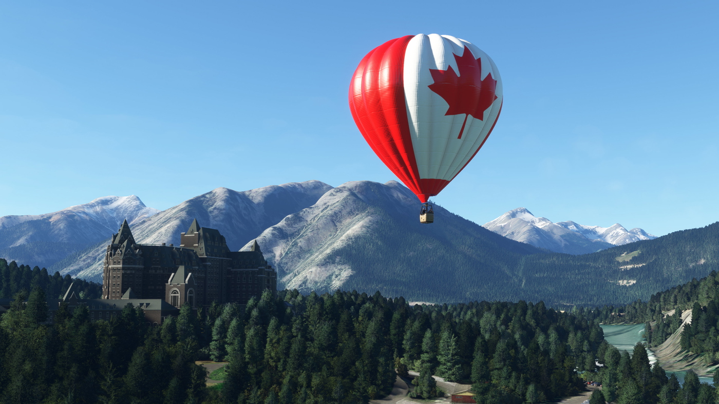 HPG Hot Air Balloon Livery Canada for Microsoft Flight Simulator | MSFS