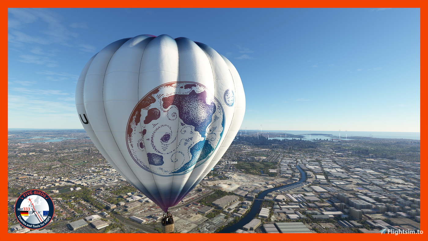 HPG Hot Air Balloon Livery "EDUmetaverse" VH-EDU - V1.0 voor Microsoft ...