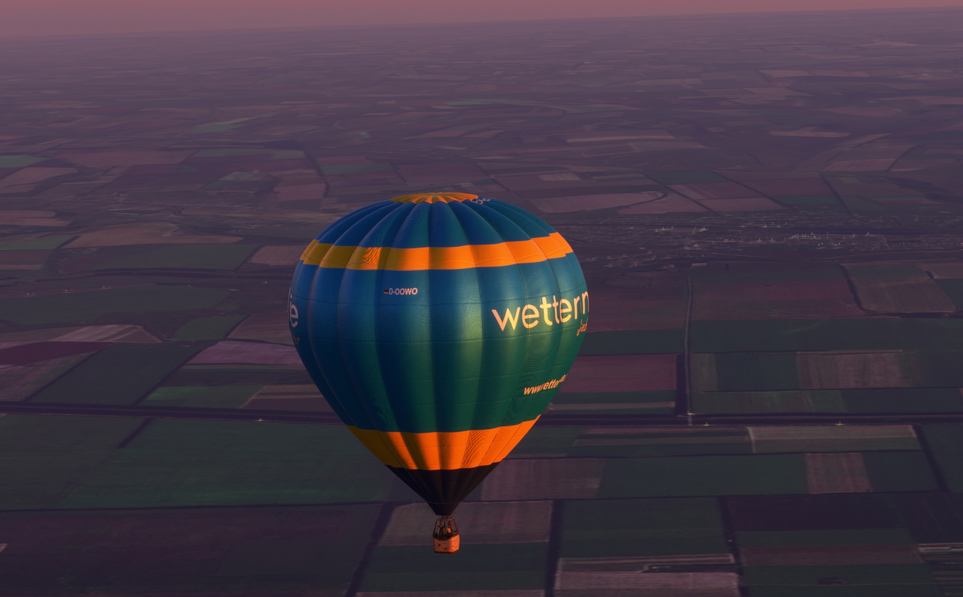 HPG Hot Air Balloon Repaint Livery: wetteronline for Microsoft Flight ...