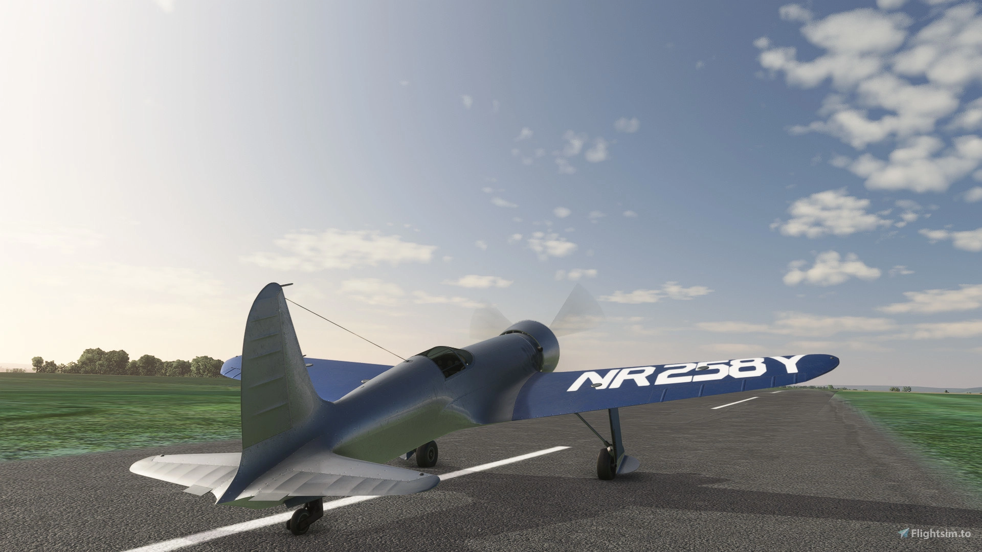 Burgess SimCraft - Hughes H-1 Racer for Microsoft Flight Simulator | MSFS