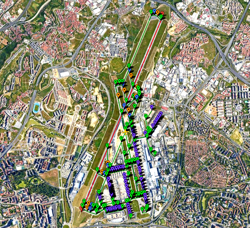 Humberto Delgado Airport (LPPT) Pilot2ATC Gates and Taxiways for ...