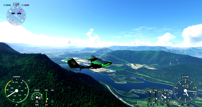 Icon A5 Green Lightning Livery pour Microsoft Flight Simulator | MSFS