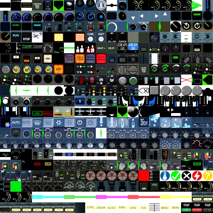 Icon Pack for Elgato StreamDeck for Microsoft Flight Simulator | MSFS