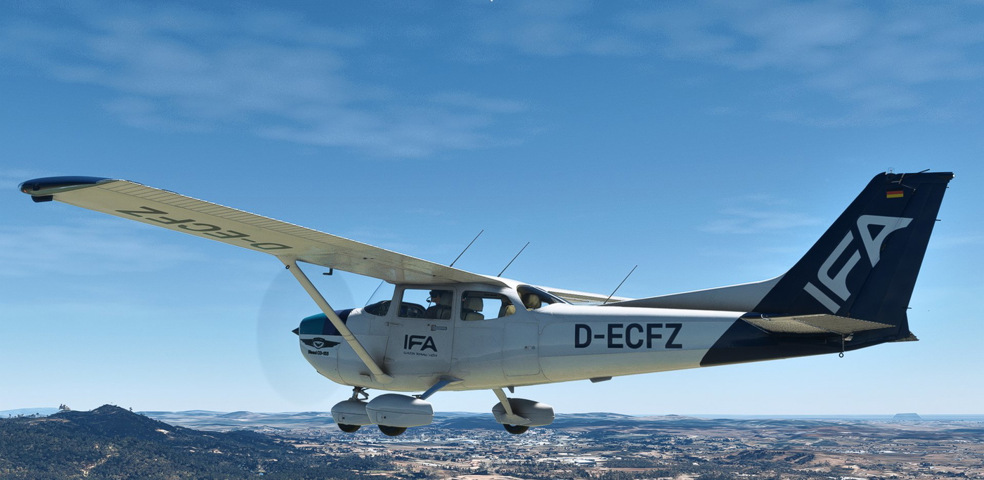 IFA C172 Livery (D-ECFZ) (Classic Gauge Cockpit) for Microsoft Flight ...