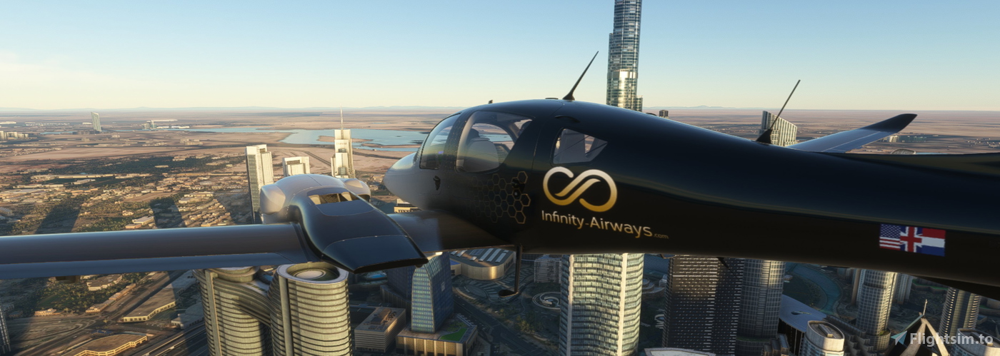 Infinity Airways Diamond Aircraft DA62 for Microsoft Flight Simulator ...