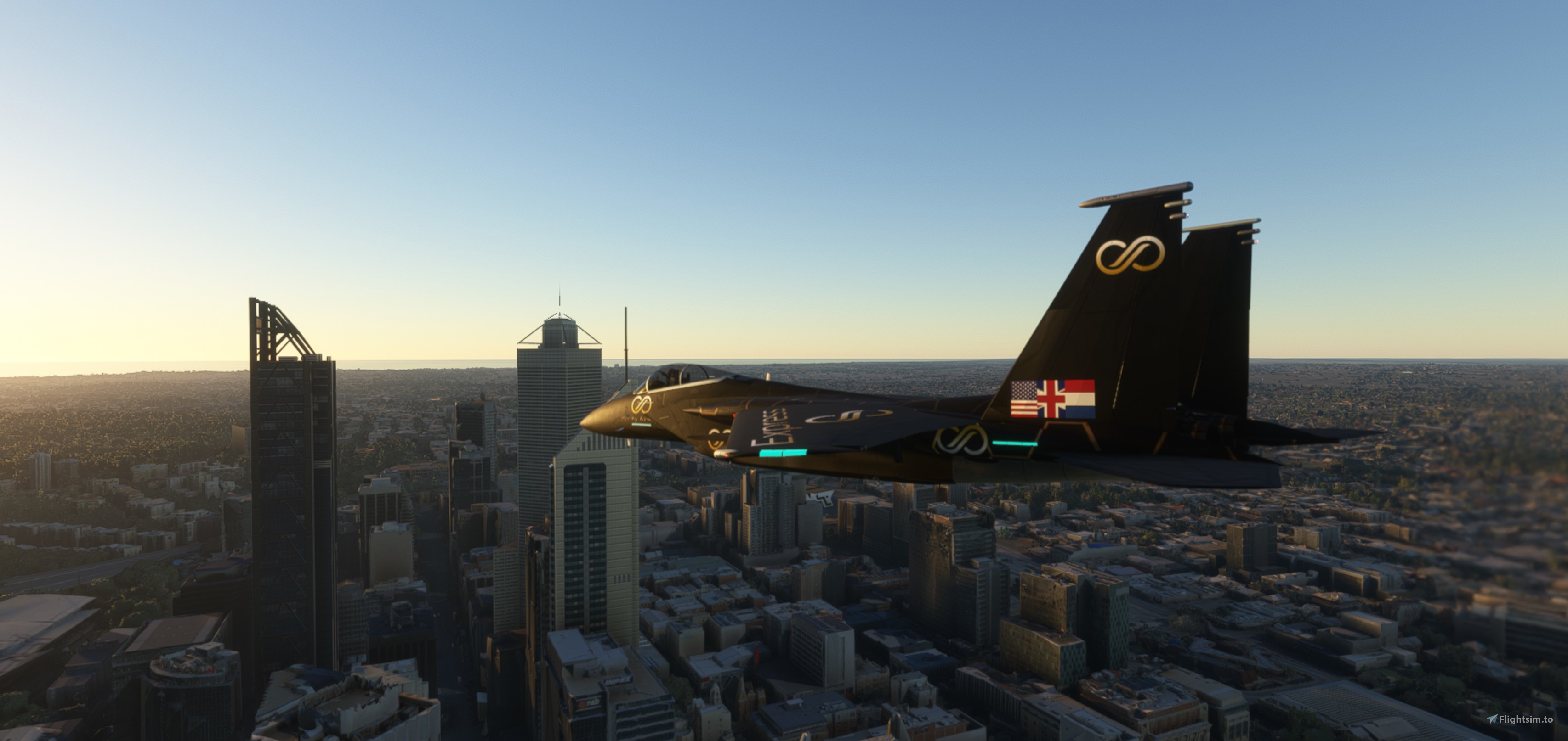 Infinity Airways Express F15 » Microsoft Flight Simulator