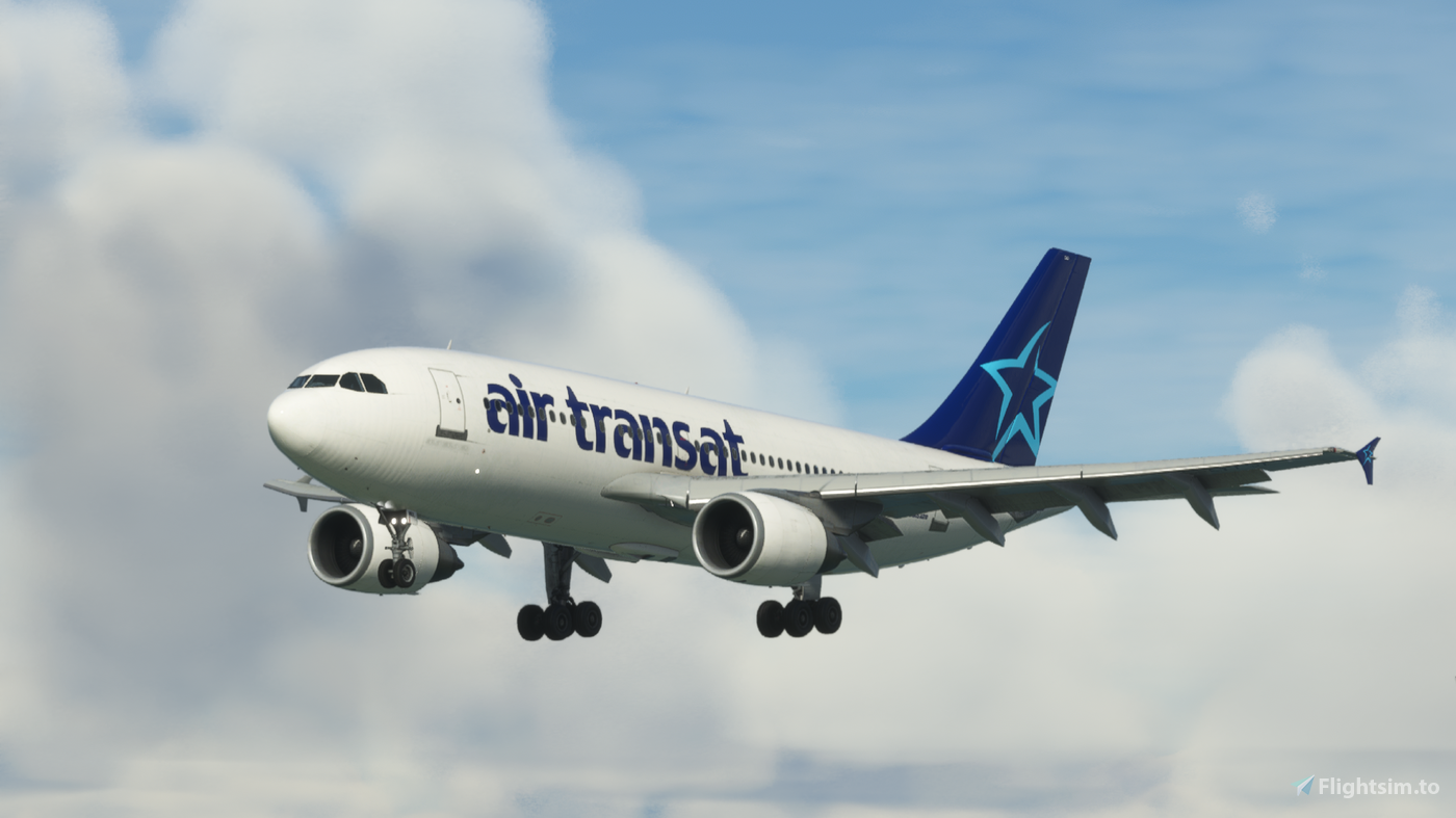 [ini A310] Air Transat C-GTSI [8K] Livery for Microsoft Flight Simulator | MSFS