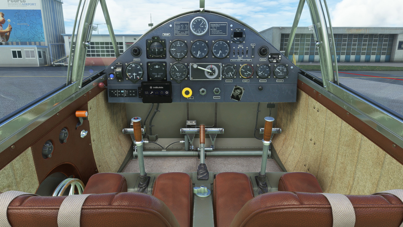 Ini Builds Messerschmitt Bf 108 Taifun - Brown Used Interior for ...