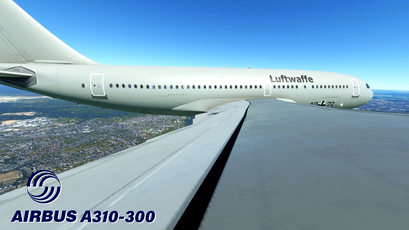 iniBuilds A310 Luftwaffe Flotte (German Air Force fleet) for Microsoft Flight Simulator | MSFS