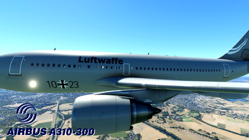 iniBuilds A310 Luftwaffe Flotte (German Air Force fleet) for Microsoft Flight Simulator | MSFS