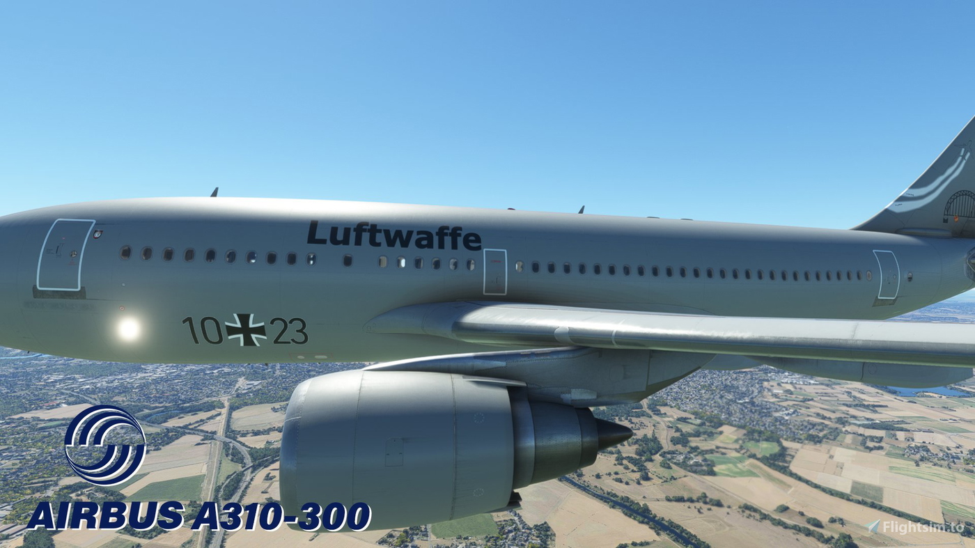 iniBuilds A310 Luftwaffe Flotte (German Air Force fleet) for Microsoft Flight Simulator | MSFS