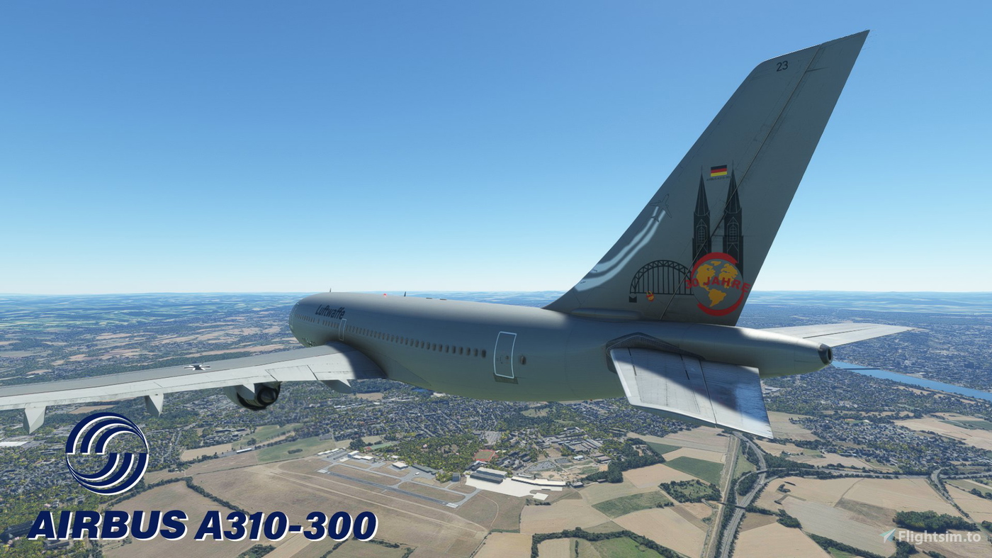 iniBuilds A310 Luftwaffe Flotte (German Air Force fleet) for Microsoft Flight Simulator | MSFS