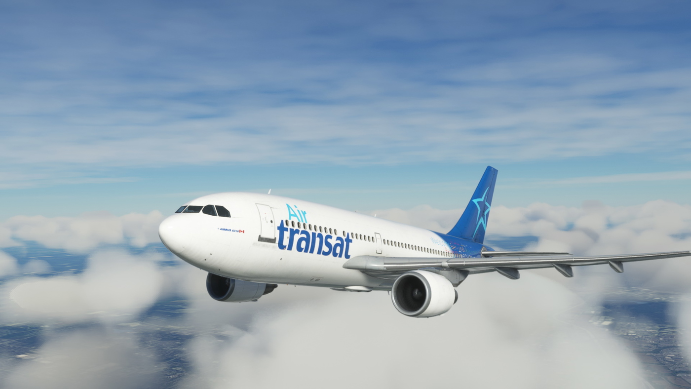 iniBuilds Airbus A310-300 Air Transat Welcome Livery C-GLAT for ...