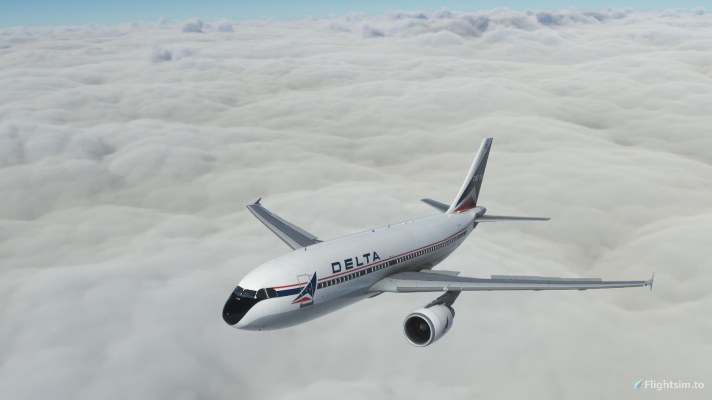 iniBuilds Airbus A310-300 Delta Classic Livery N812PA for Microsoft ...