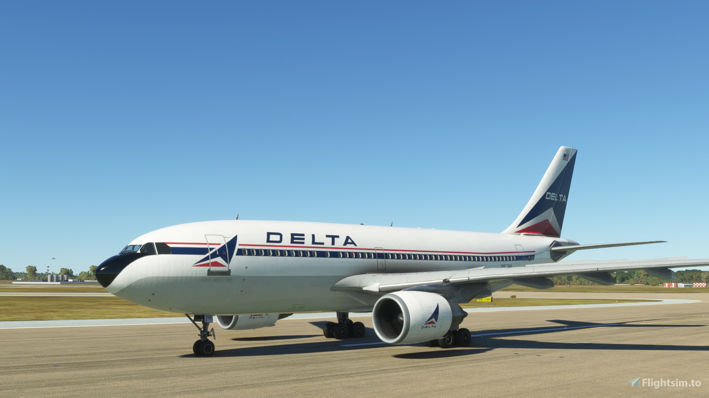 iniBuilds Airbus A310-300 Delta Classic Livery N812PA for Microsoft ...