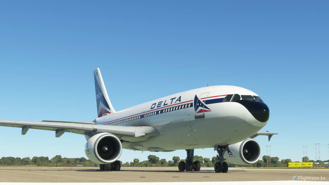 iniBuilds Airbus A310-300 Delta Classic Livery N812PA for Microsoft ...