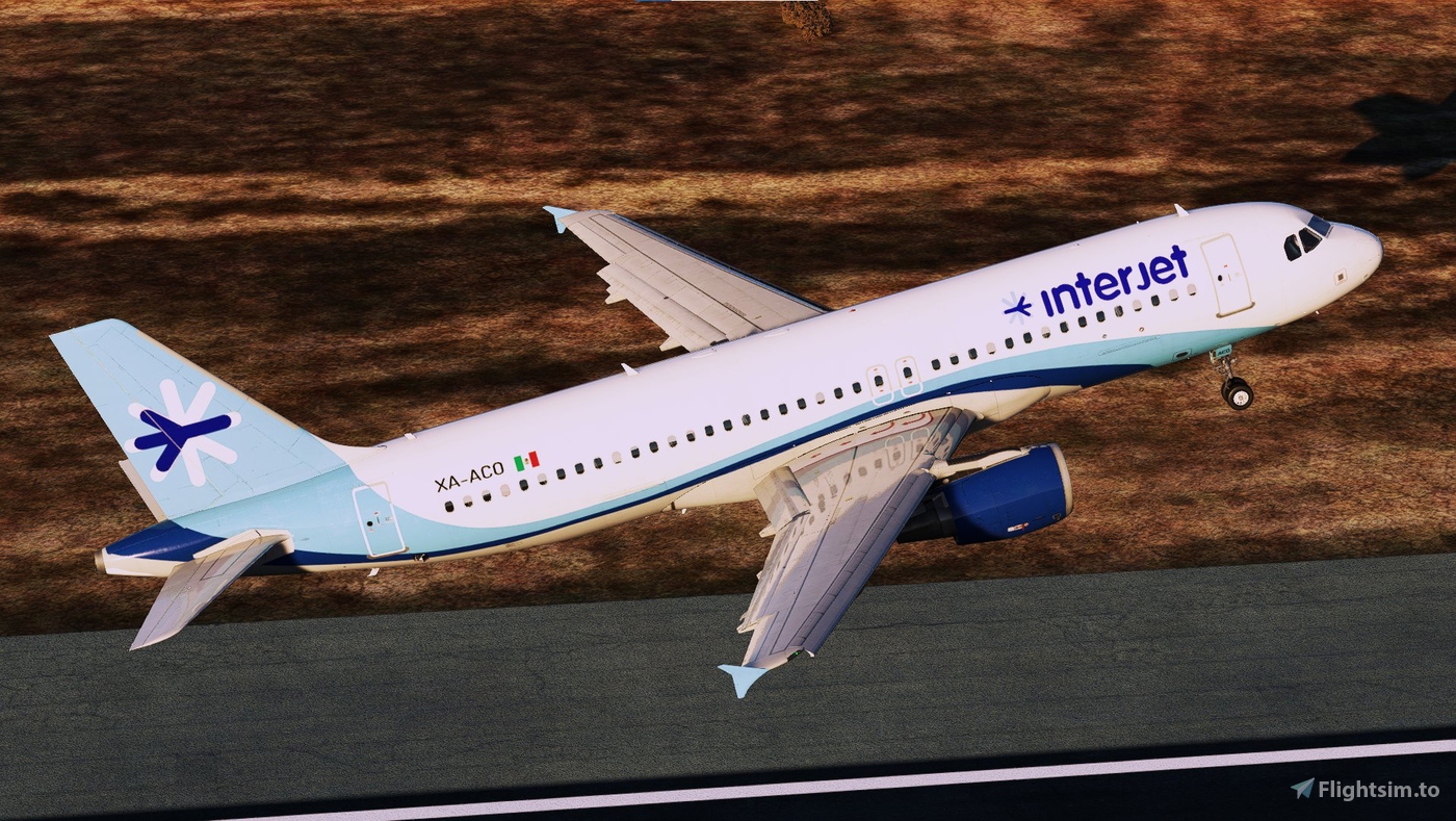 Interjet|Fenix A320 3 pack for Microsoft Flight Simulator | MSFS