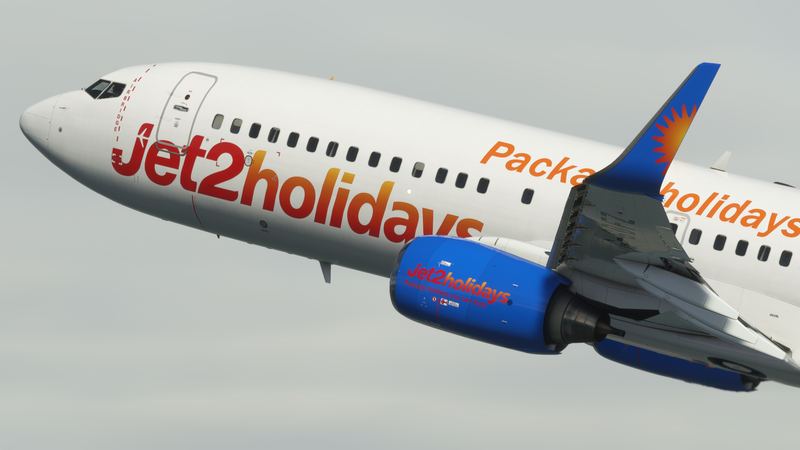 Jet2 Holidays (3-Pack) - PMDG 737-800 for Microsoft Flight Simulator | MSFS