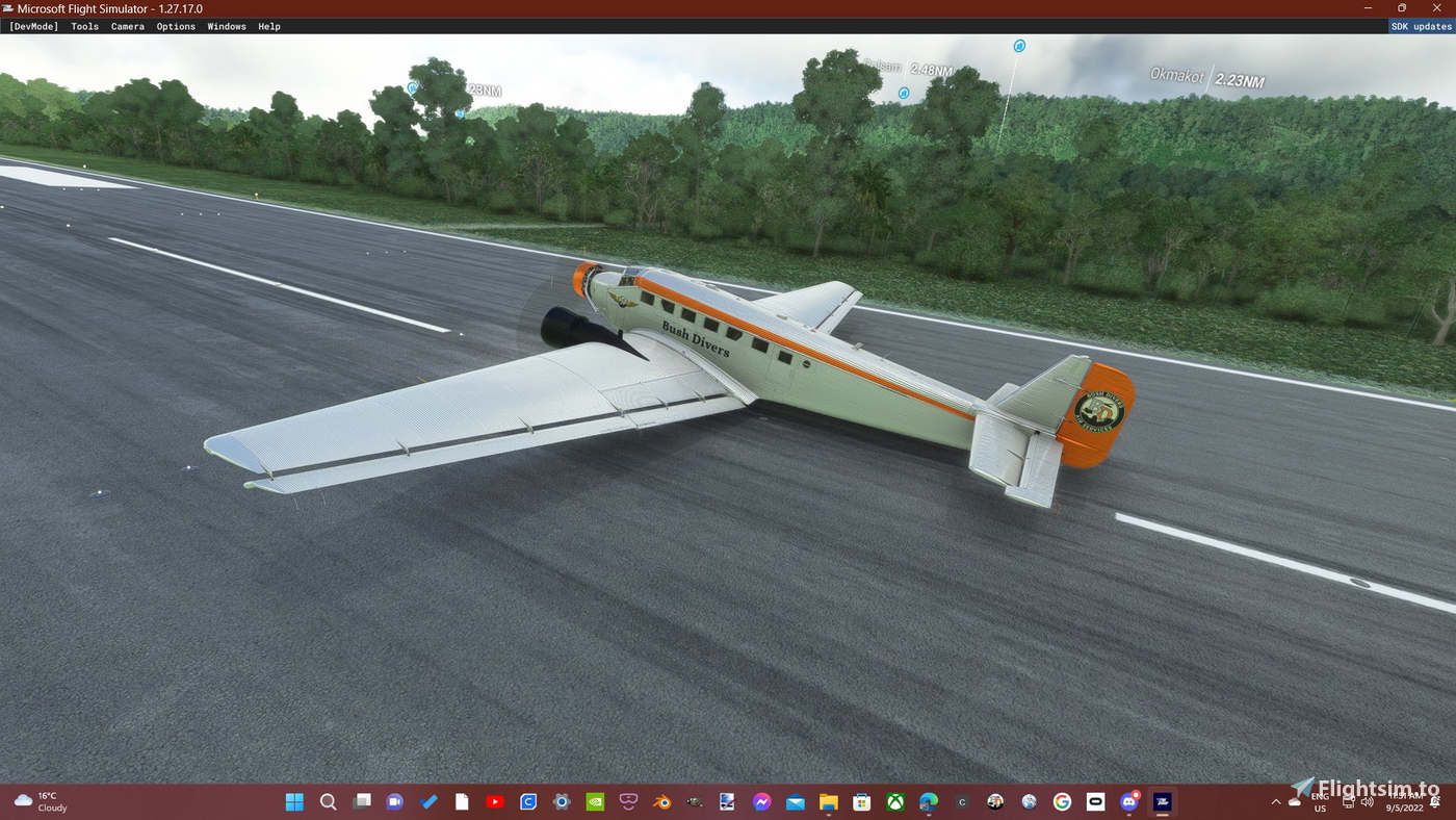 Junkers JU-52 Bush Divers Livery Wheels and Floats for Microsoft Flight ...