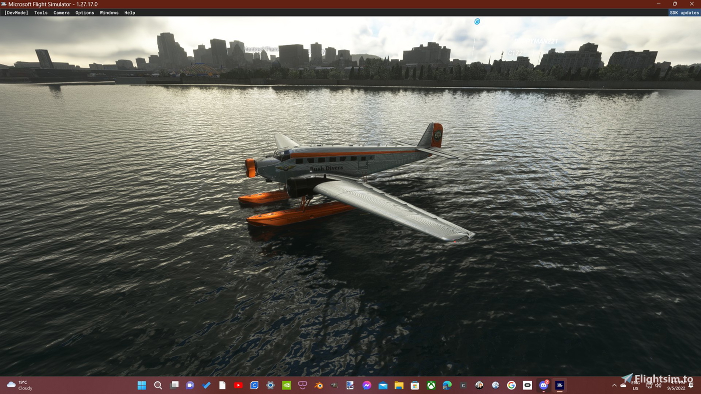 Junkers JU-52 Bush Divers Livery Wheels and Floats for Microsoft Flight ...