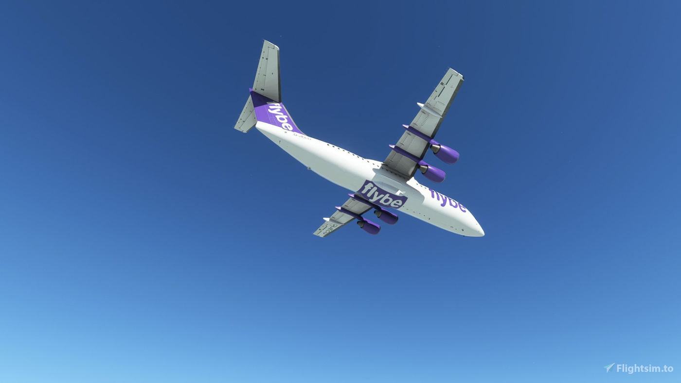 Just Flight BAe-146-300 Flybe 'New Livery' for Microsoft Flight ...