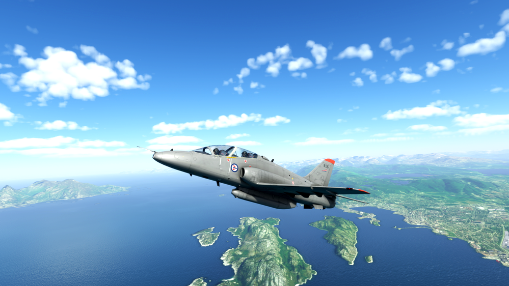 Just Flight Hawk T1, Royal Norwegian Air Force, RNoAF - Grey (fictional ...