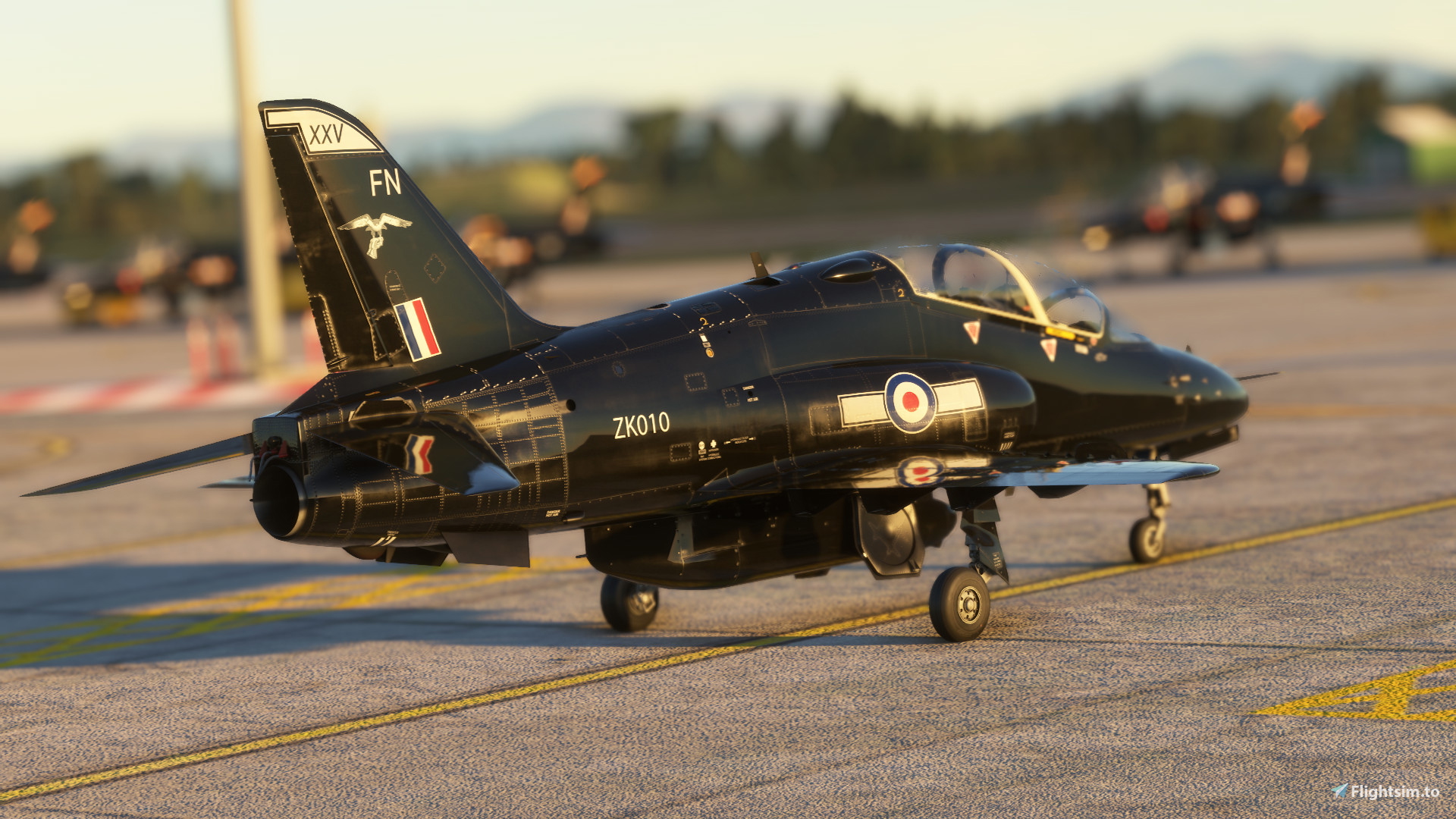 Just Flight Hawk T1.A 25 Sqn Hawk T1 (fictional) Textures » Microsoft ...