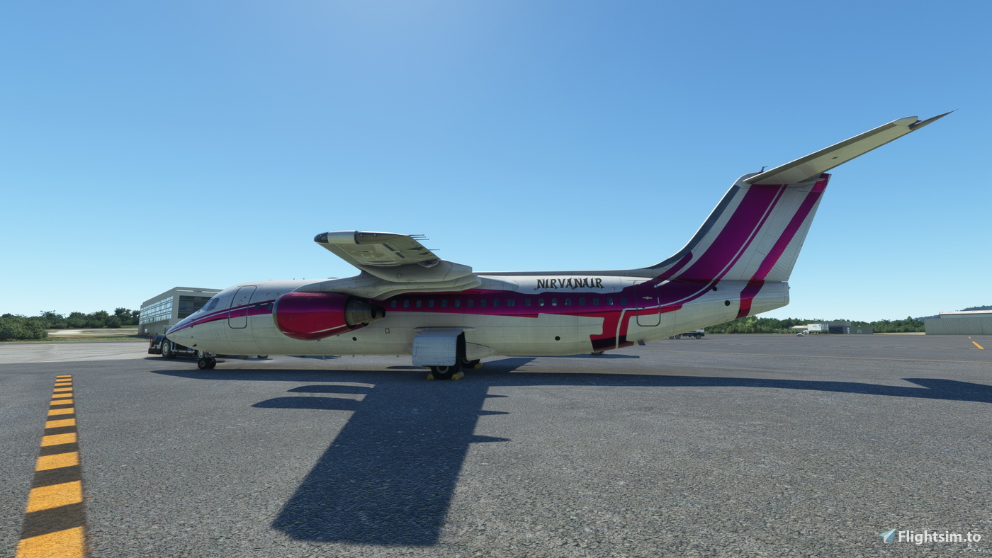 JustFlight - BAE146-300 - Nirvanair 2023 for Microsoft Flight Simulator ...