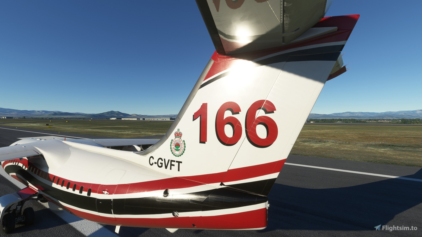 JustFlight BAe-146 - 200 Conair Tanker 166 NSW Rural Fire Service for ...