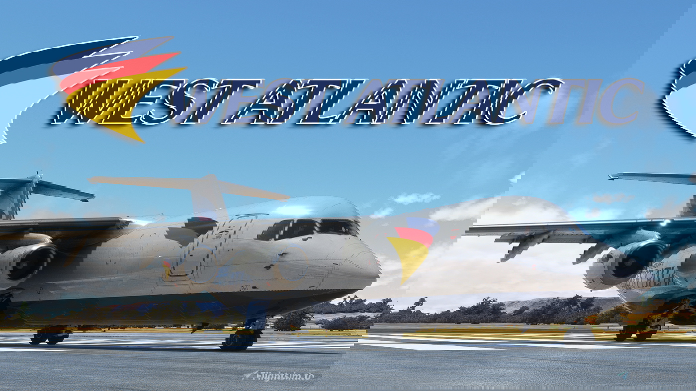 JustFlight BAe 146-300QT West Atlantic "G-JTJA" (Fictional) for ...
