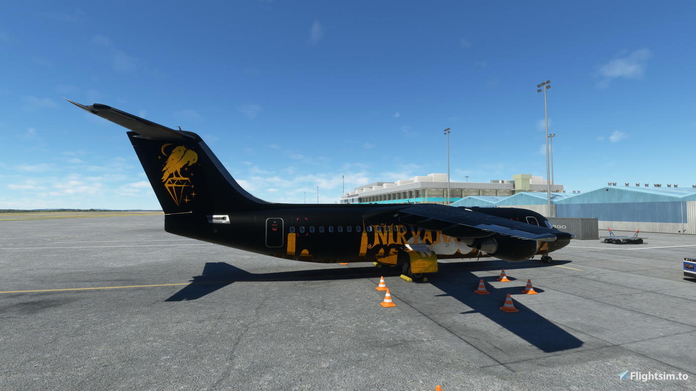 JustFlight - BAE146-300 - Nirvanair for Microsoft Flight Simulator | MSFS