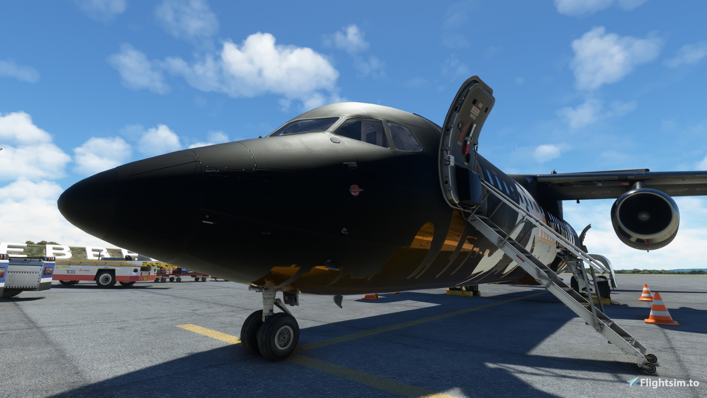JustFlight - BAE146-300 - Nirvanair for Microsoft Flight Simulator | MSFS