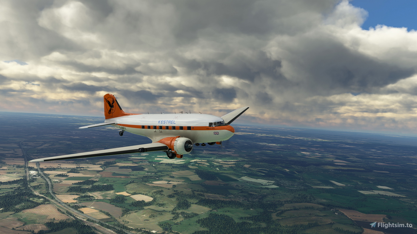 Kestrel Aviation DC-3 for Microsoft Flight Simulator | MSFS