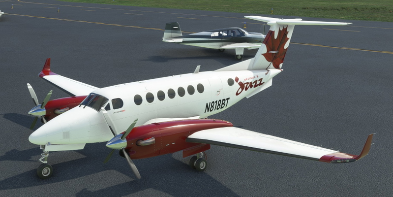 King Air 350i Air Canada Jazz for Microsoft Flight Simulator | MSFS