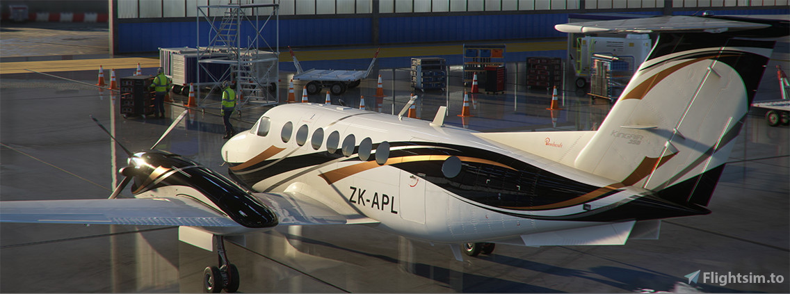 King Air 350i ZK-APL and Custom Reg for Microsoft Flight Simulator | MSFS