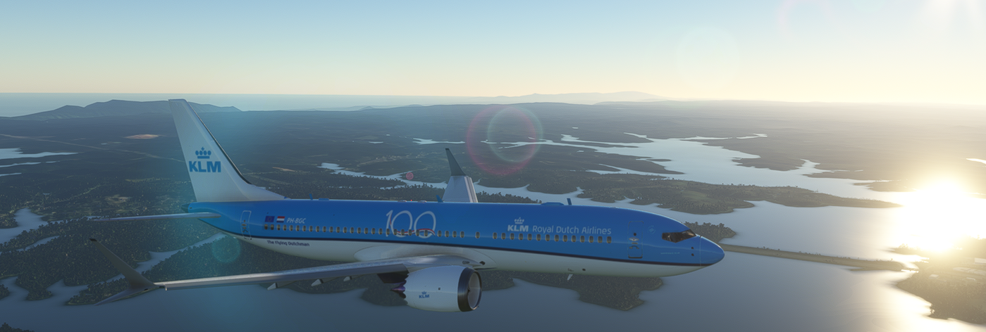 KLM 100 AND KLM BREDOCK3D 737 MAX for Microsoft Flight Simulator | MSFS