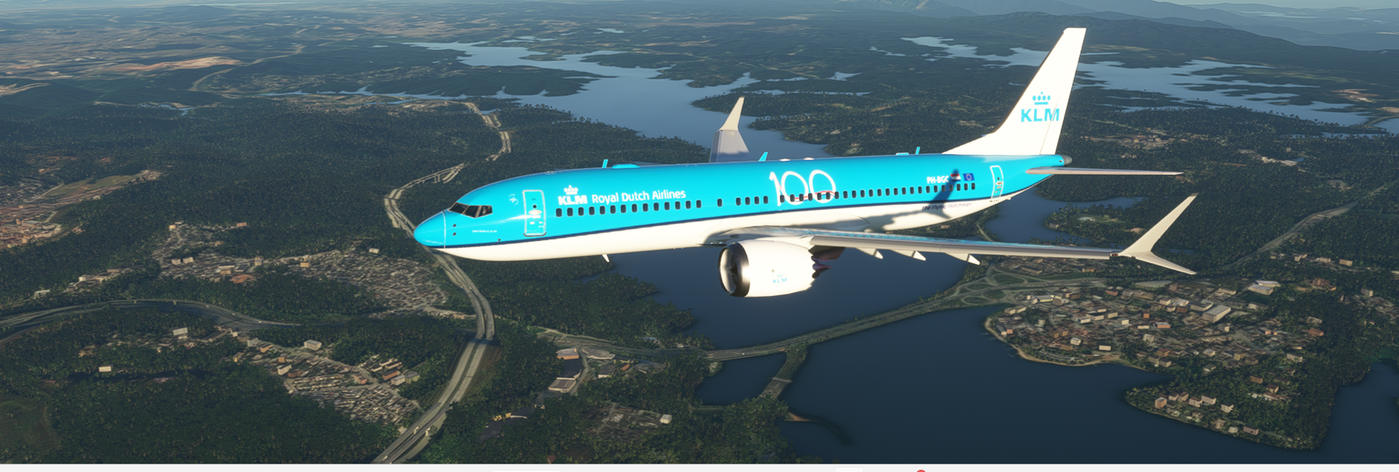 KLM 100 AND KLM BREDOCK3D 737 MAX for Microsoft Flight Simulator | MSFS