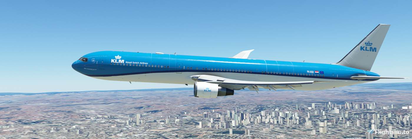 KLM PH-BGB 100 767-400 for Microsoft Flight Simulator | MSFS
