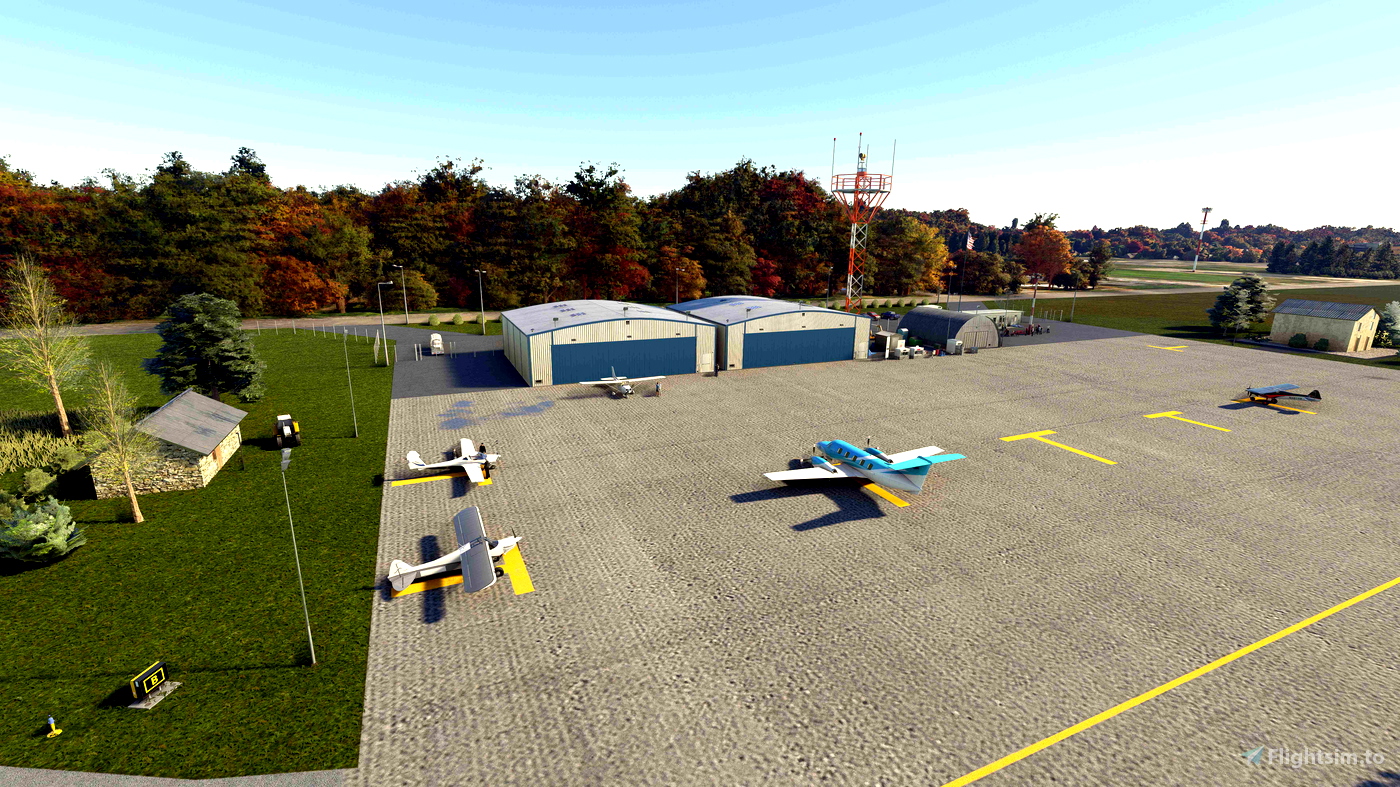 KMSC - Glenn A. Rushman Airfield, East Lansing, Michigan (fictional ...