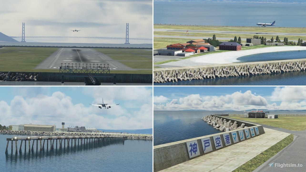 (RJBE) Kobe Airport for Microsoft Flight Simulator | MSFS