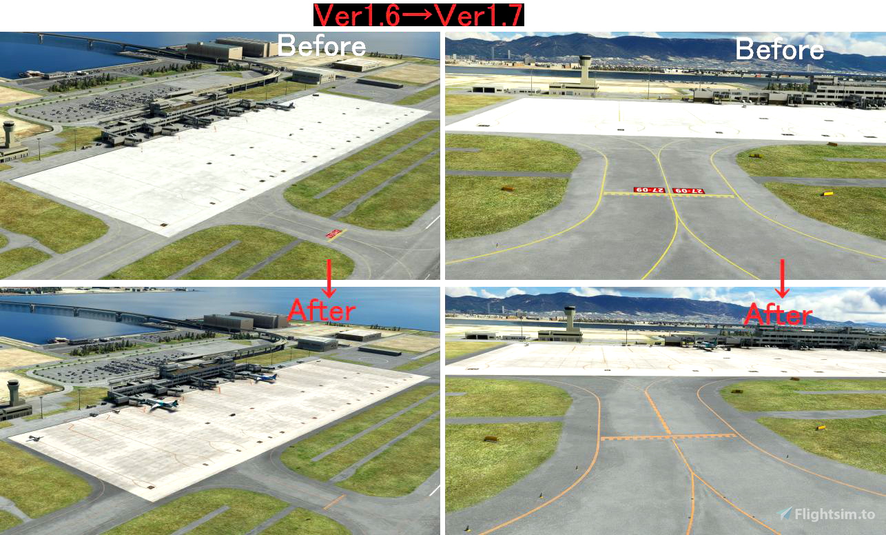 (RJBE) Kobe Airport 对于 Microsoft Flight Simulator | MSFS