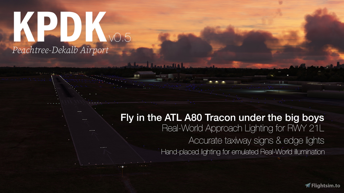 KPDK Peachtree-Dekalb County (Georgia, USA) Taxiway & Apron Updates ...