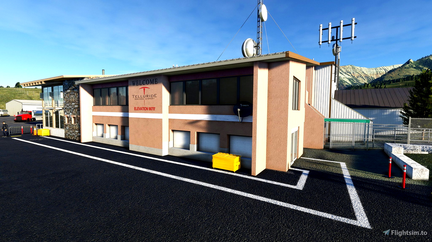 UK2000 Scenery - KTEX - Telluride Regional Airport for MSFS