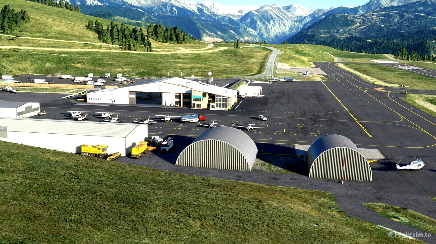 UK2000 Scenery - KTEX - Telluride Regional Airport for MSFS
