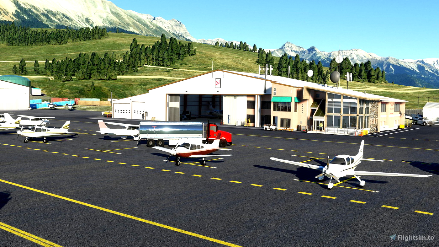 UK2000 Scenery - KTEX - Telluride Regional Airport for MSFS
